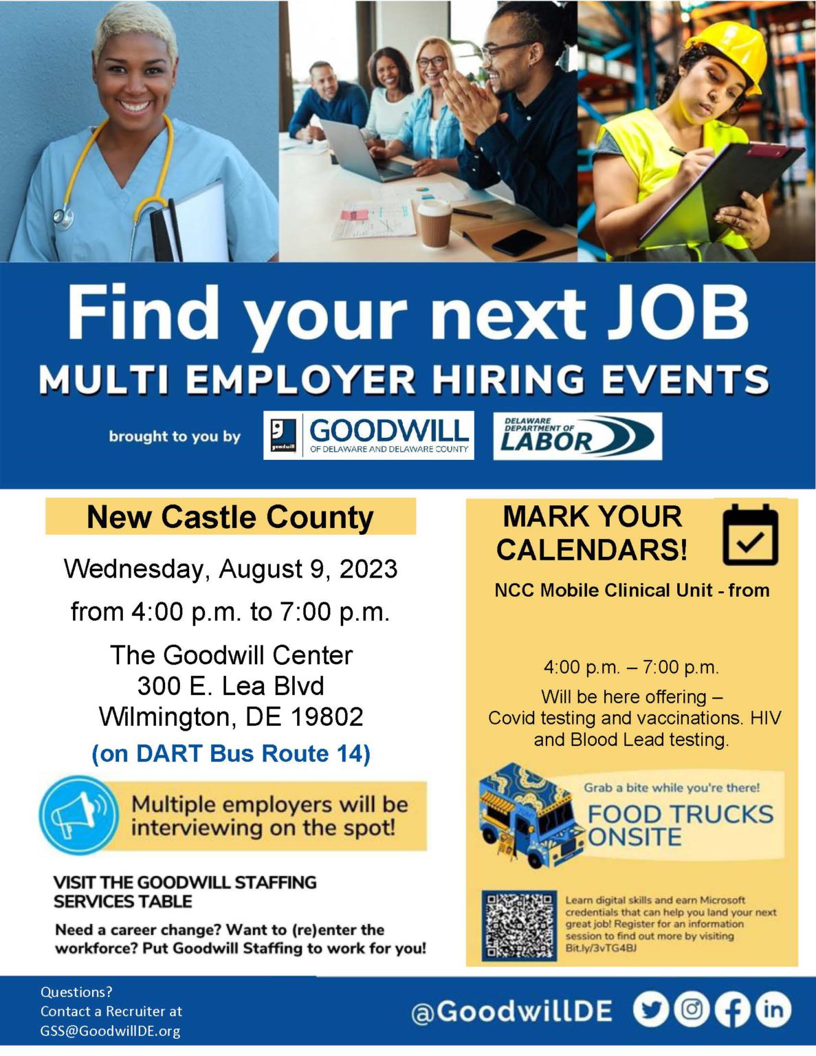 [Job Fair] August 9, 2023 - Delaware Commute Solutions