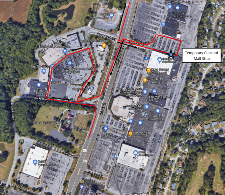 Christiana and Concord Mall Christmas Holiday Detours for 2023 ...