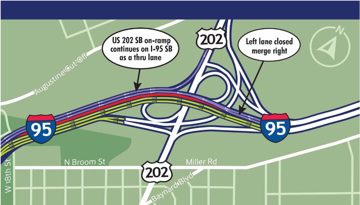 I-95 Restore the Corridor Project: Traffic Pattern Change Near US 202 ...